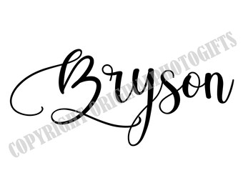 Bryson Name Sign - Etsy