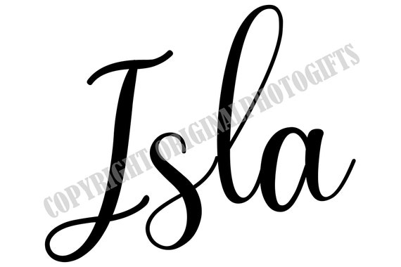 Isla Svg Names Svg Beautiful Baby Names Svg Baby Infant - Etsy Finland