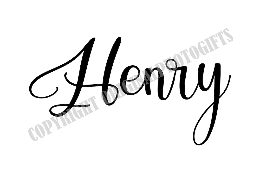 Henry Svg Names Svg Beautiful Baby Names Svg Baby Infant - Etsy