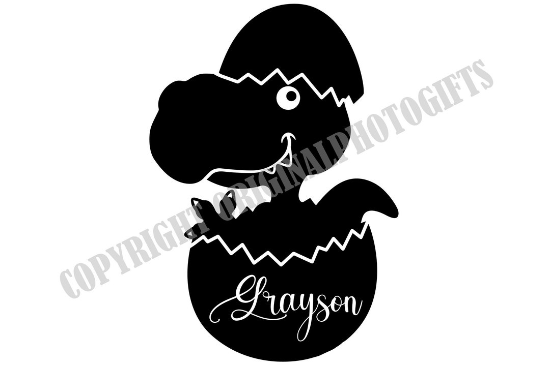 Grayson Dinosaur Svg Names Svg Birthday Party Svg Dinosaur - Etsy
