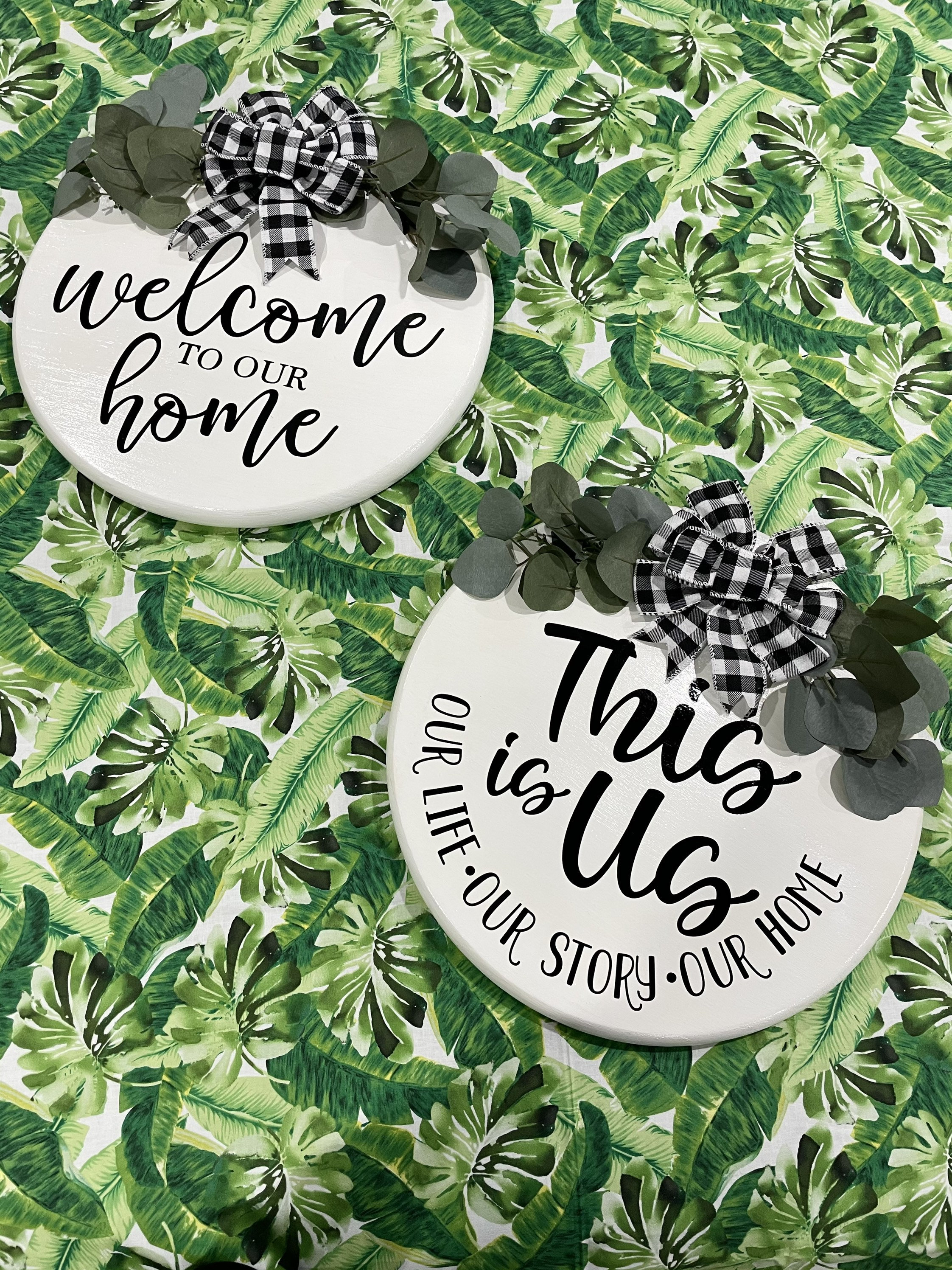 Wood Door Sign, Door Sign, Door Hanger, Home Sign, Home Decor, Wood ...