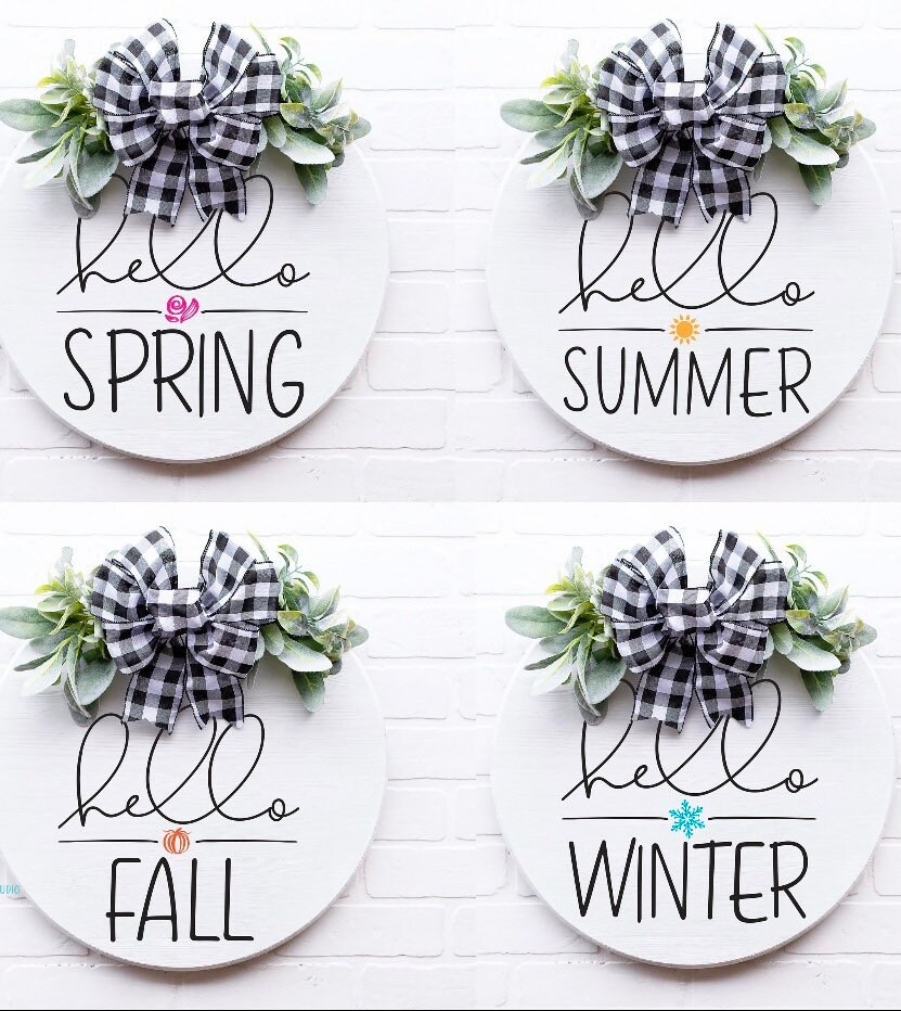 Wood Door Sign, Door Sign, Door Hanger, Home Sign, Home Decor, Wood ...