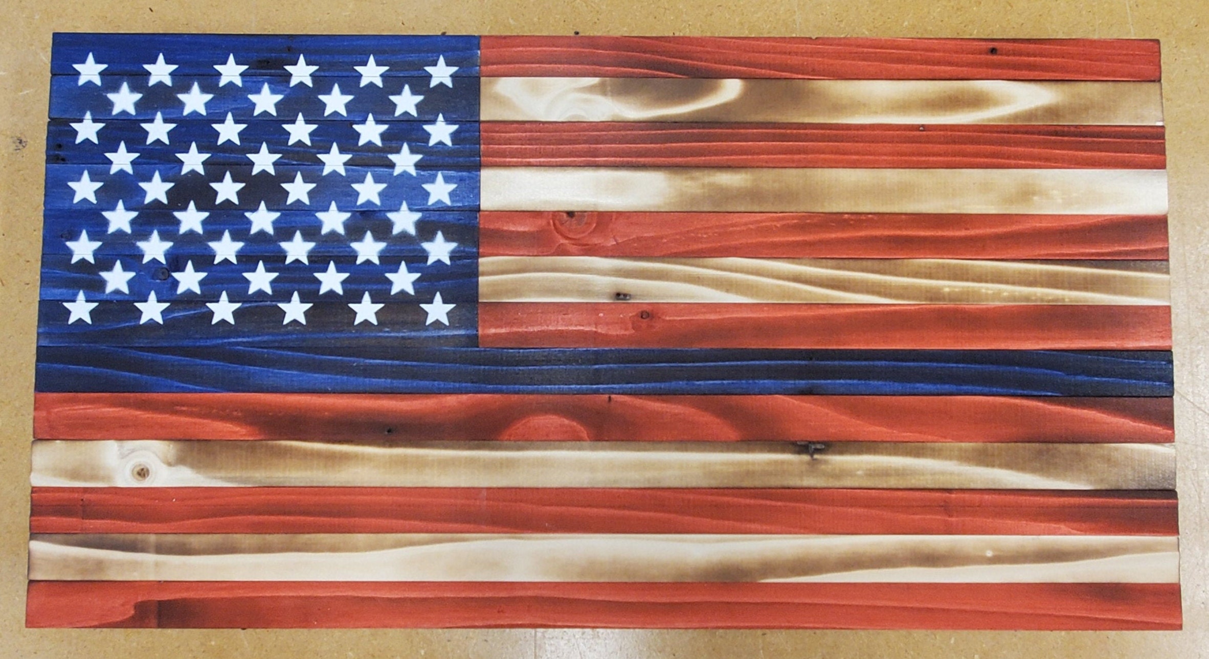 American/blueline Hybrid Flag - Etsy