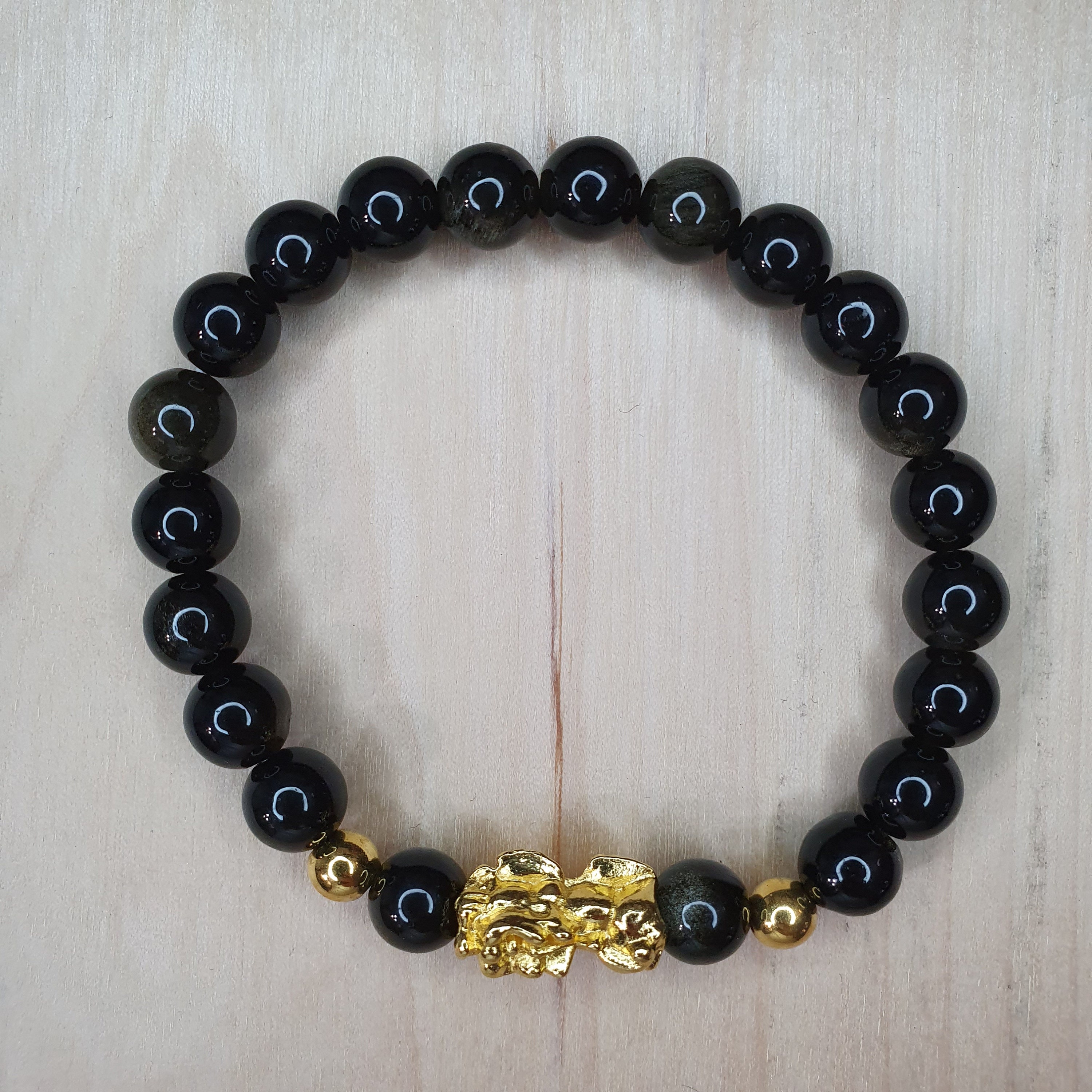 Pixiu Charm Bracelet Good Luck Wealth Protection Feng Shui | Etsy