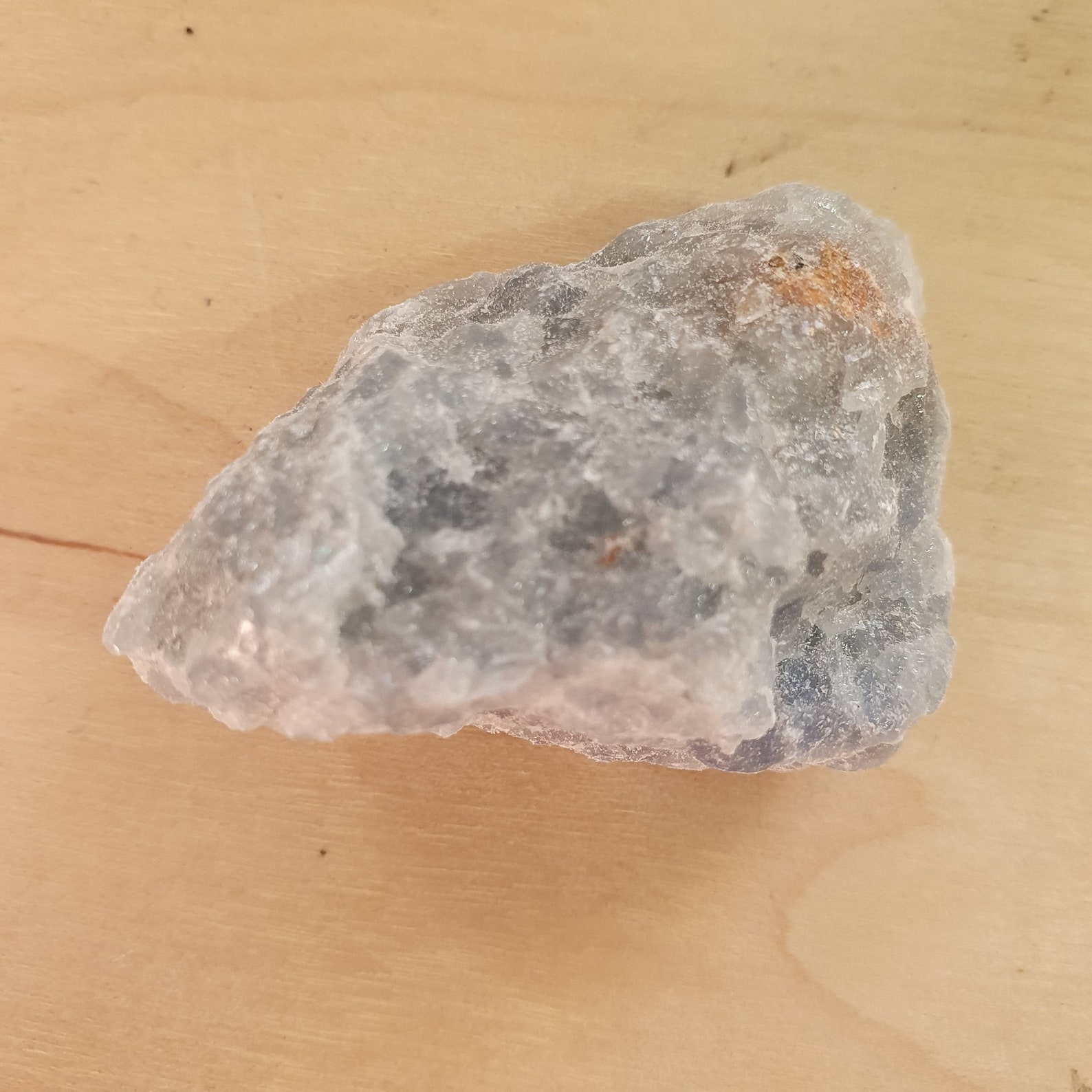 Natural Blue Calcite, Raw, Soothing, Relaxing, Protection, Throat ...