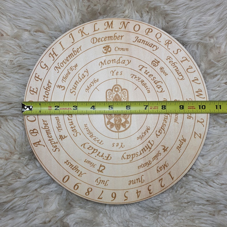 Pendulum Board Set Hand of Fatima Divination Tool | Etsy