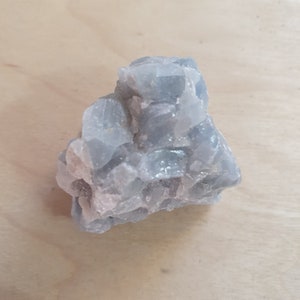 Natural Blue Calcite, Raw, Soothing, Relaxing, Protection, Throat ...