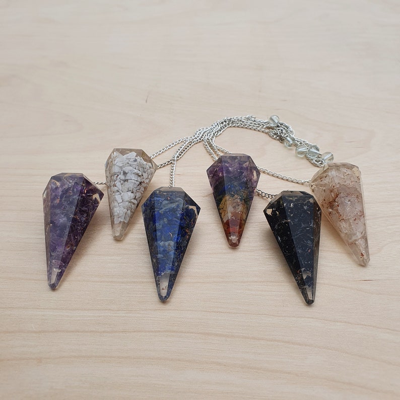 Orgonite Pendulum Crystal Pendulum Stone Pendulum - Etsy