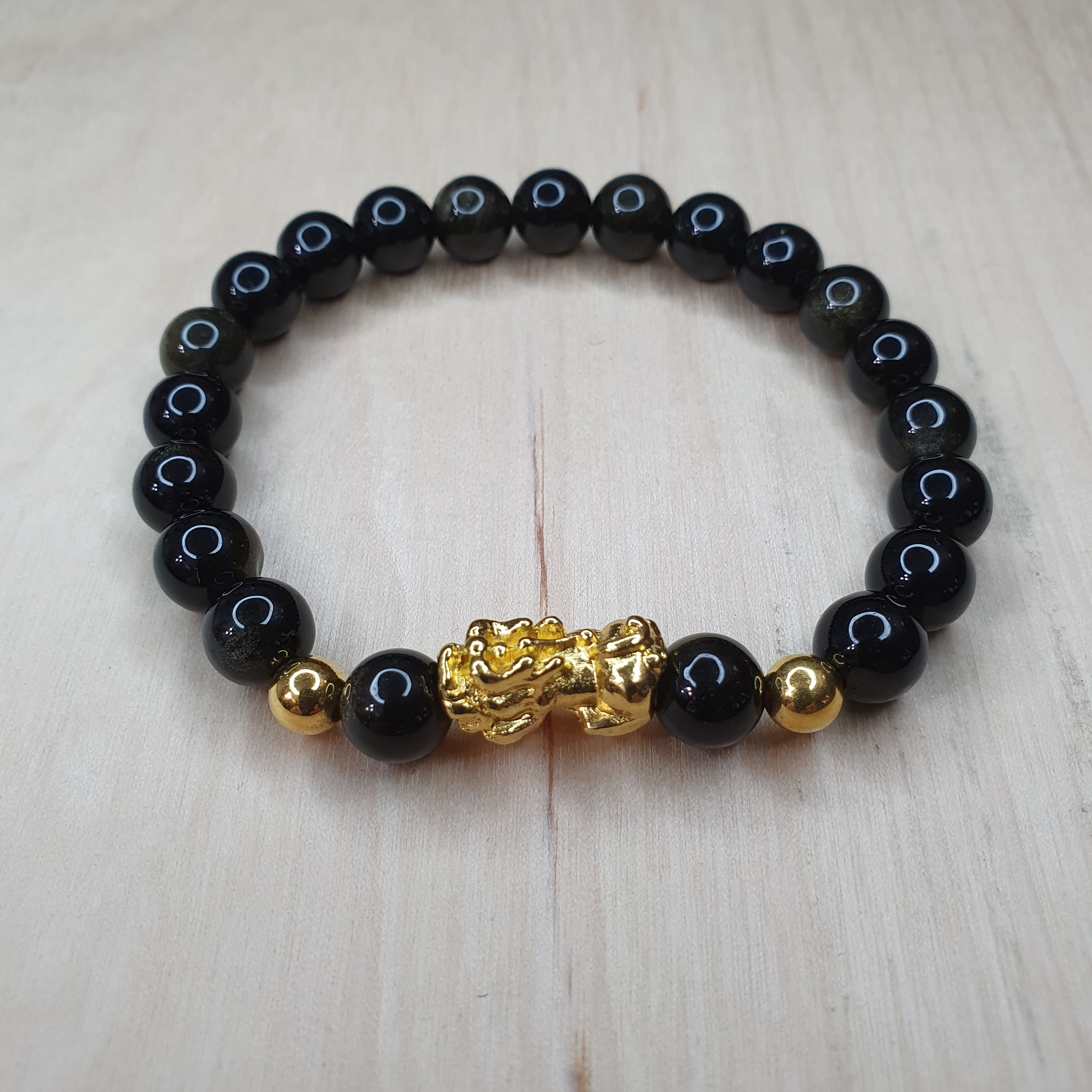 Pixiu Charm Bracelet Good Luck Wealth Protection Feng Shui | Etsy