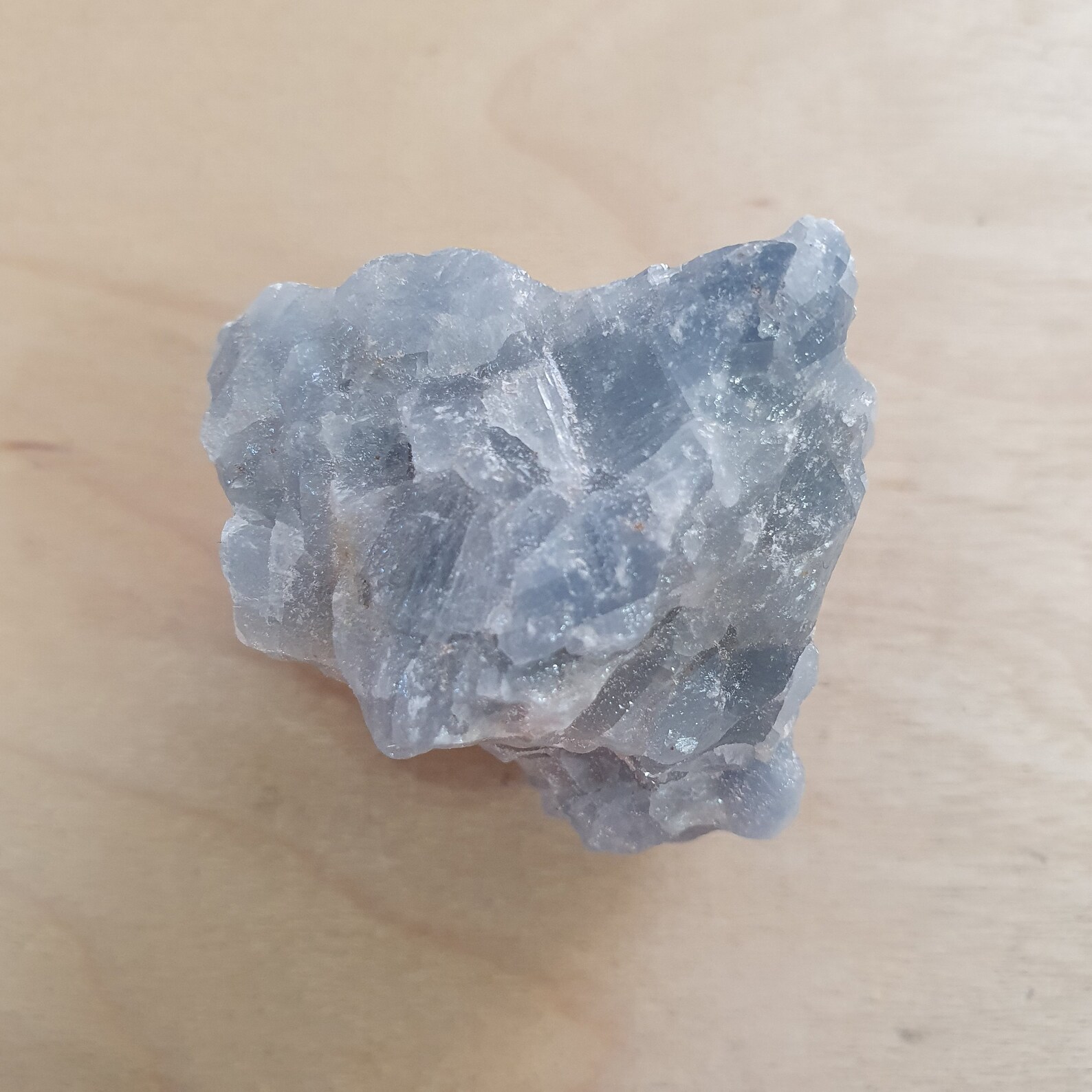 Natural Blue Calcite, Raw, Soothing, Relaxing, Protection, Throat ...