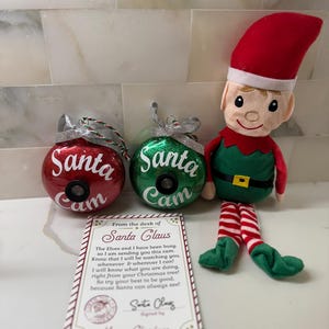 Santa Cam, Santa Cam Ornament, Santa Camera, Christmas Ornament, Santa ...