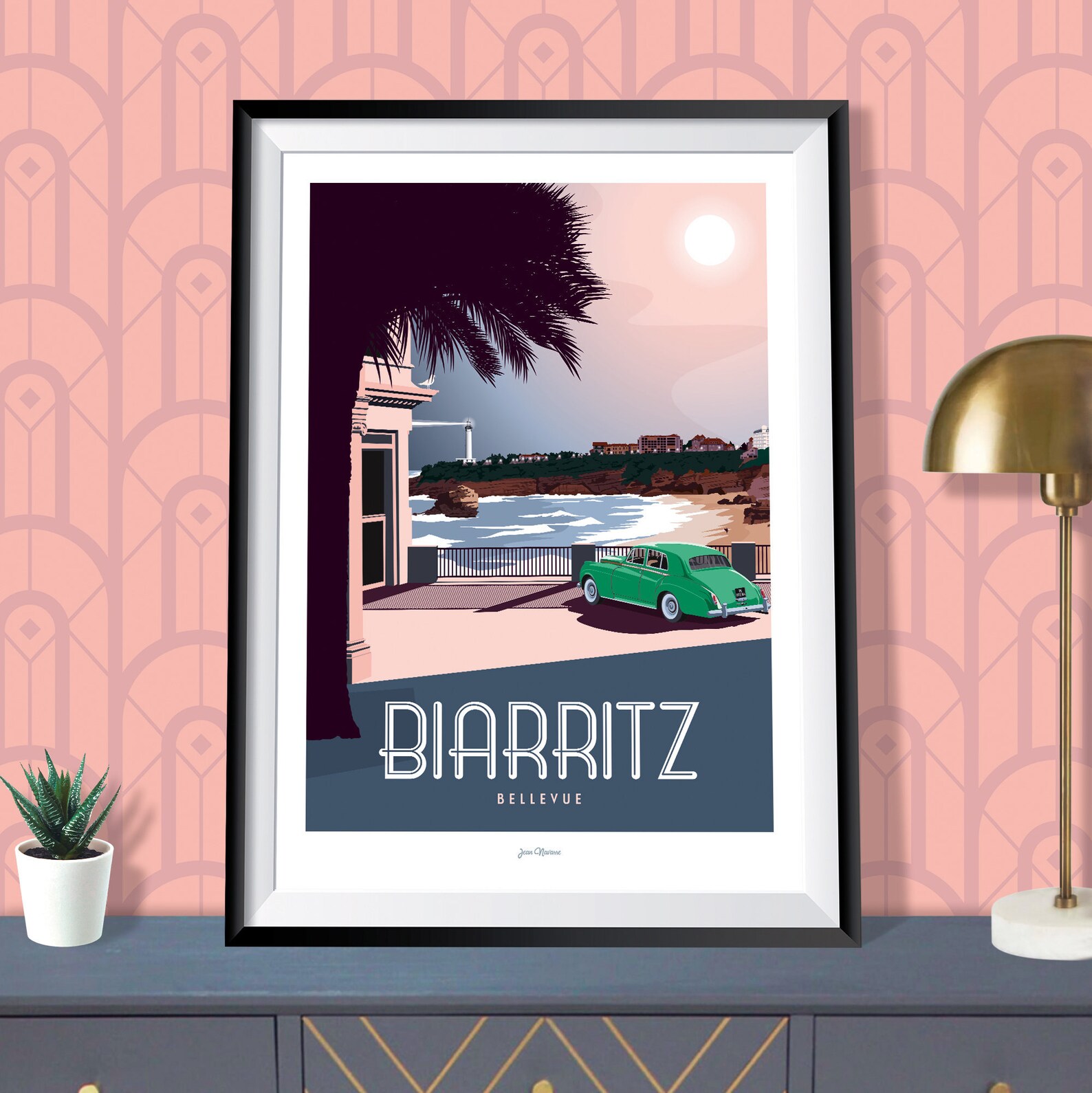 Biarritz Poster / Basque Country / Vintage Poster / Wall Art / - Etsy UK