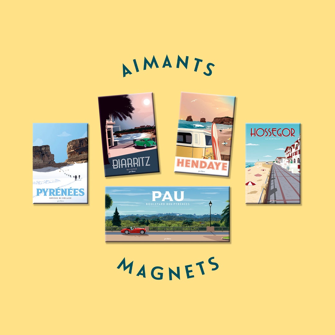 Magnets / Aimants / Collection / Pays basque / Béarn / Pyrénées ...