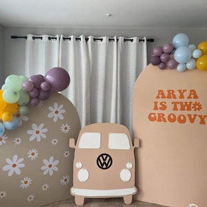 Groovy Van Wall Prop/ Groovy Birthday Van/ Groovy Van Decoration Prop ...