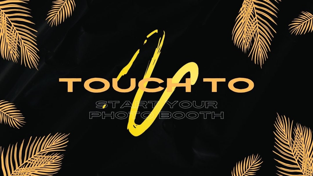 Welcome Screen Animation Portrait Vertical Magic Mirror Booth, Selfie ...