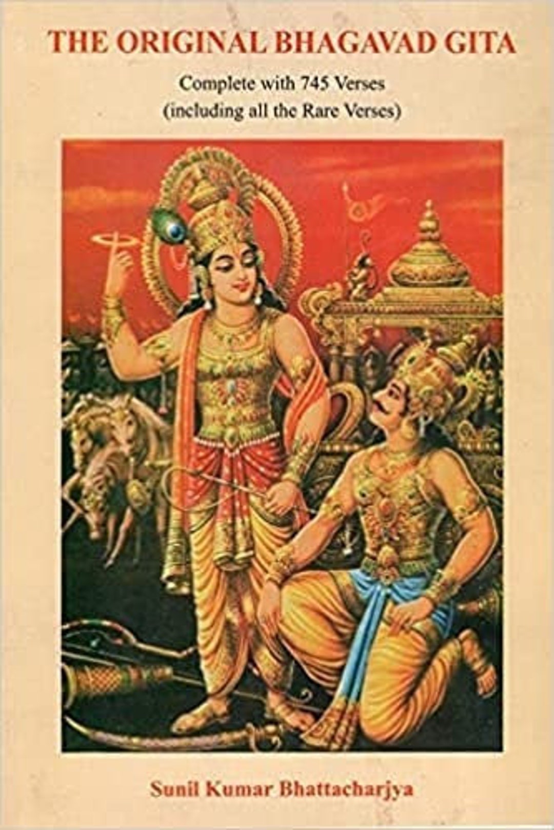 The Original Bhagavad Gita - Hardcover. With Sanskrit Text and English ...