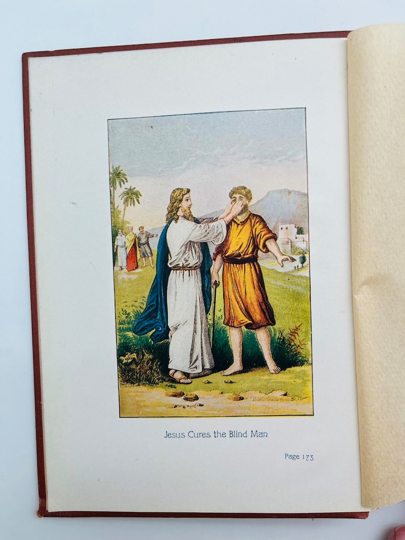 Antique the Story of the Gospel Illustrated Book by Charles Foster, 1912, Author of the Story of ...