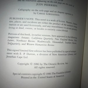 Signed Limited First Edition Vintage Franklin Library - Marya: A Life ...