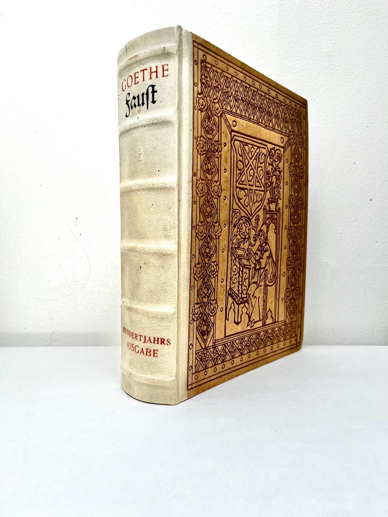 Faust By, Johann Wolfgang Von Goethe in German, Pre-wwii 1939 10.5”x8 ...