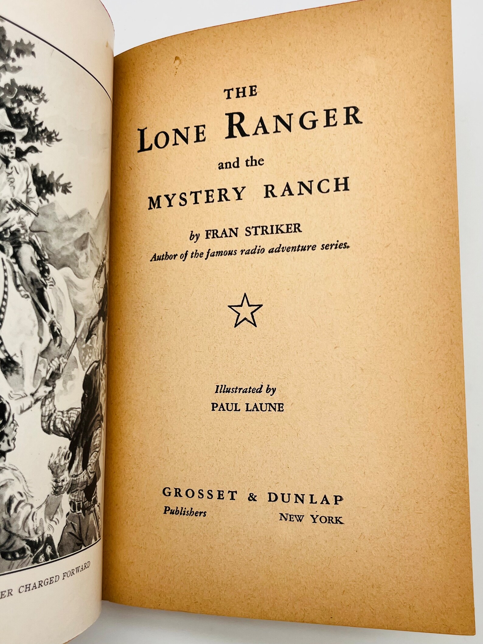 The Lone Ranger and the Mystery Ranch by Fran Striker 1938 Vintage ...