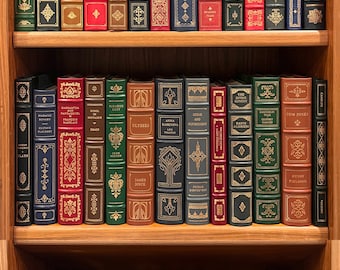 Vintage Full Leather Classics, 1977-1983, Gilded Franklin Library ...