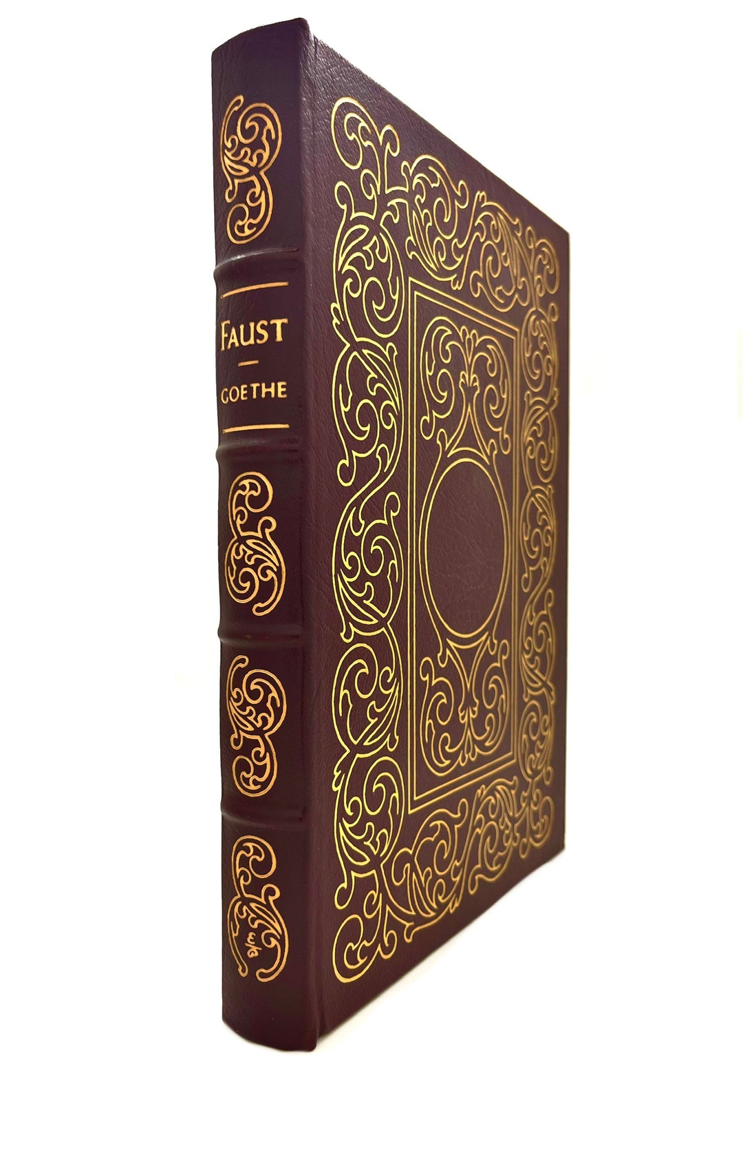 Vintage Faust by Johann Wolfgang Von Goethe, 1980, Gilded Full Leather ...