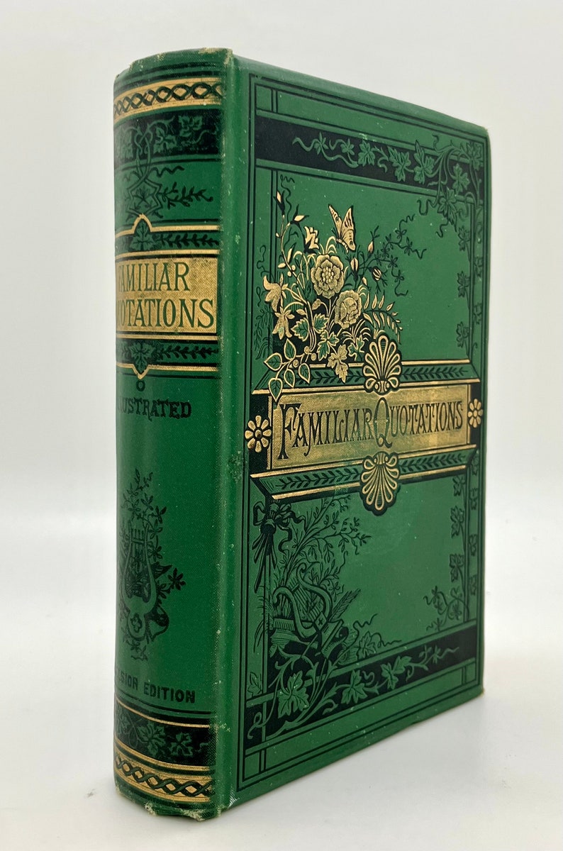 Victorian Gilded Decorative Antique Book Prize: Familiar - Etsy