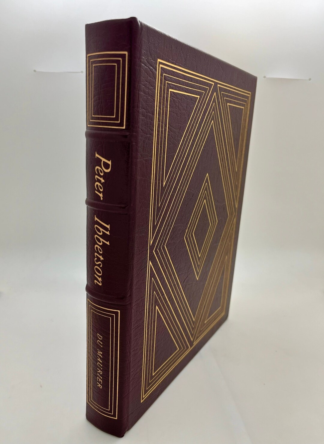 Vintage Leather George Du Maurier's Peter Ibbetson 1963 Vintage Gilded ...