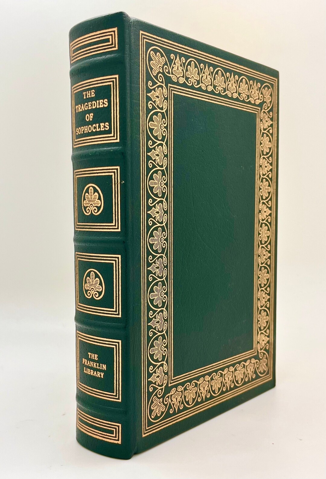 Vintage Leather the Tragedies of Sophocles 1981, Gilded Full Leather Franklin Library Collectors ...