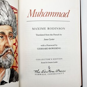 Leather Muhammad by Maxime Rodinson Gilded Easton Press Collectors ...