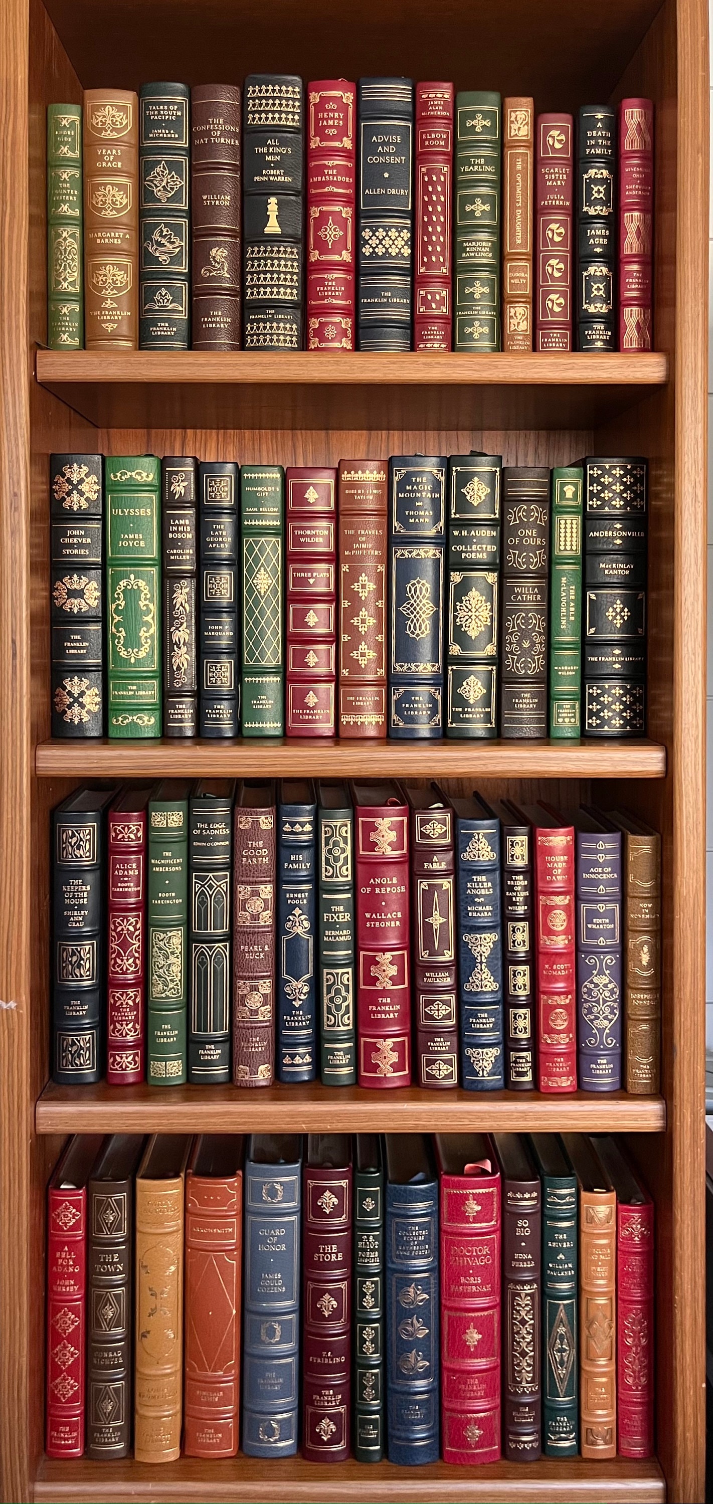 Vintage Leather Gilded Franklin Library Full Leather Collectors Edition ...