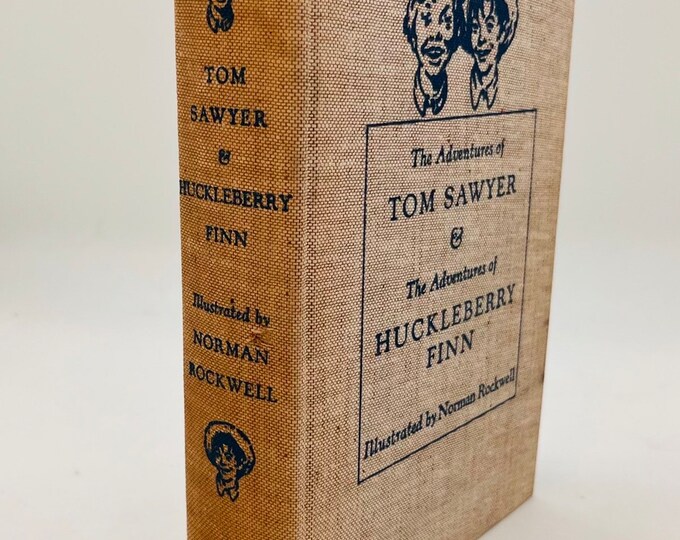 1940 Mark Twain's Huckleberry Finn & the Adventures of Tom Sawyer ...
