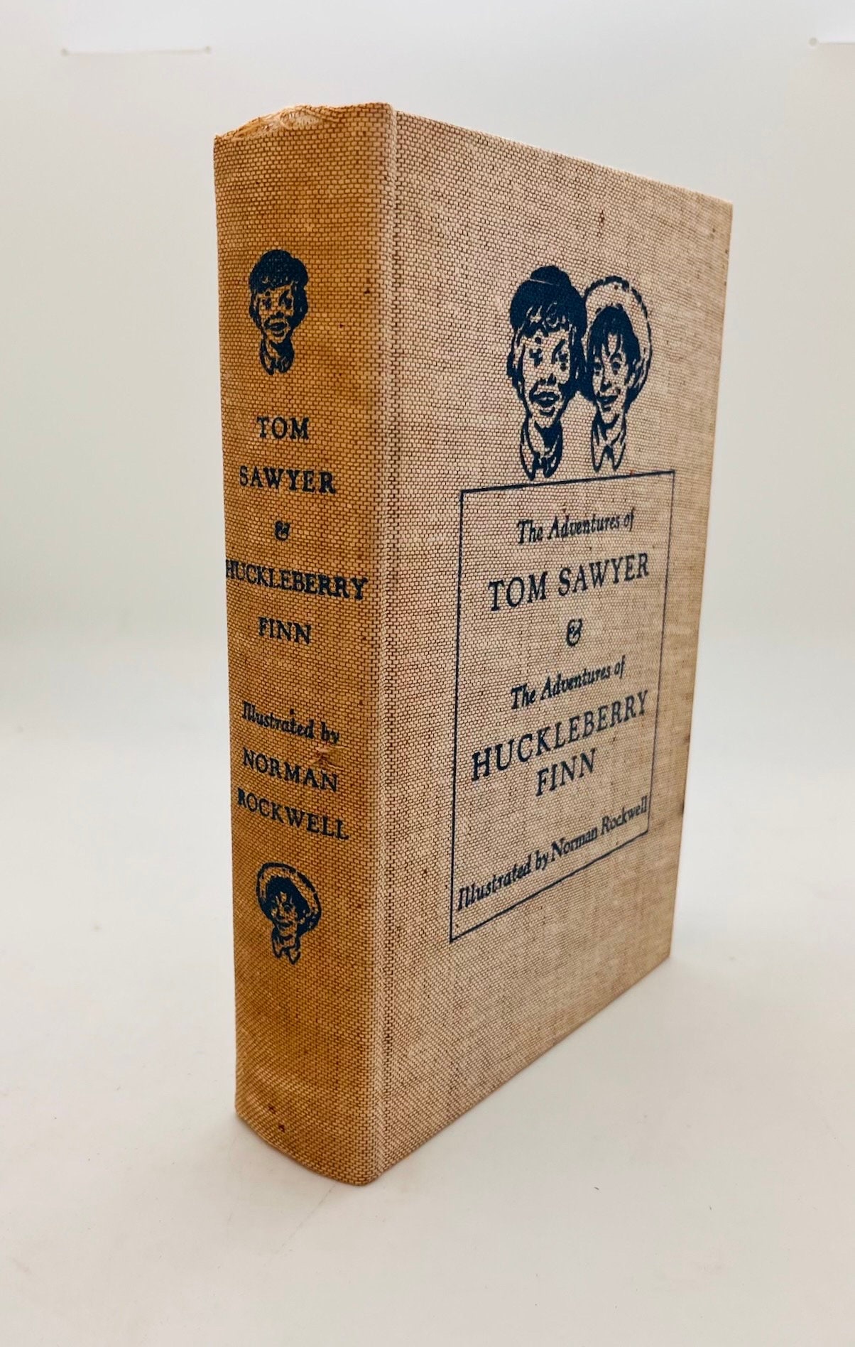 1940 Mark Twain's Huckleberry Finn & the Adventures of Tom Sawyer ...