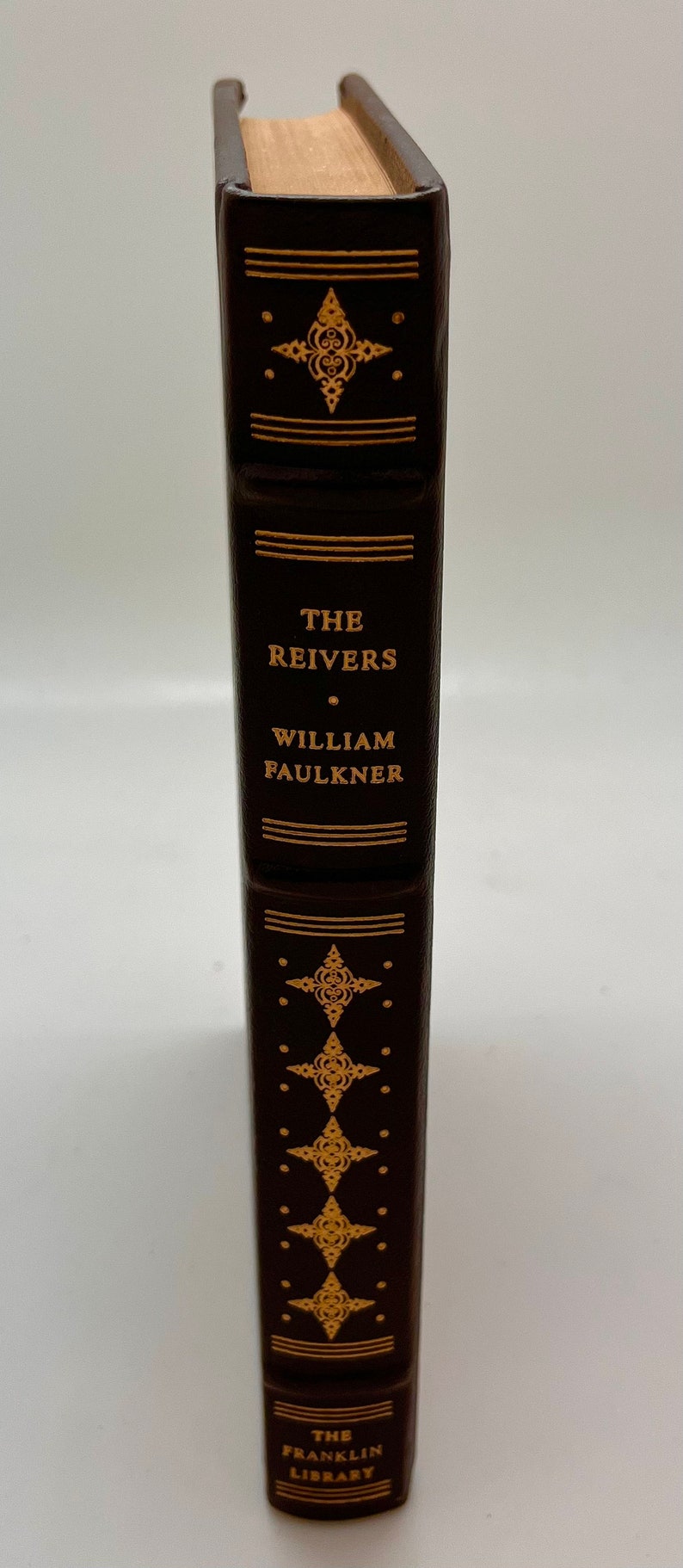 Leather the Reivers by William Faulkner, 1983, Vintage Gilded Full ...