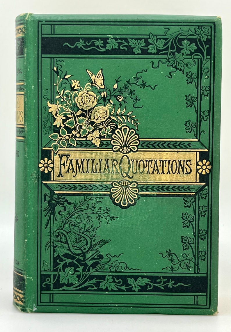 Victorian Gilded Decorative Antique Book Prize: Familiar - Etsy