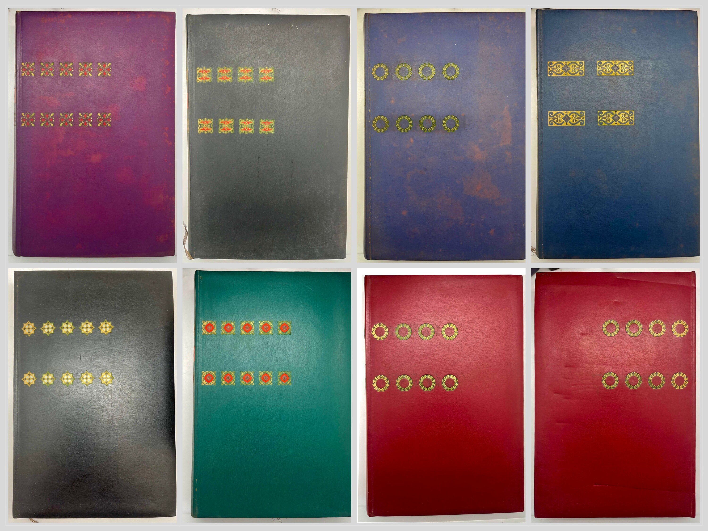 Vintage French History & Art Book Set 7 Tomes- Davinci, Alexander ...