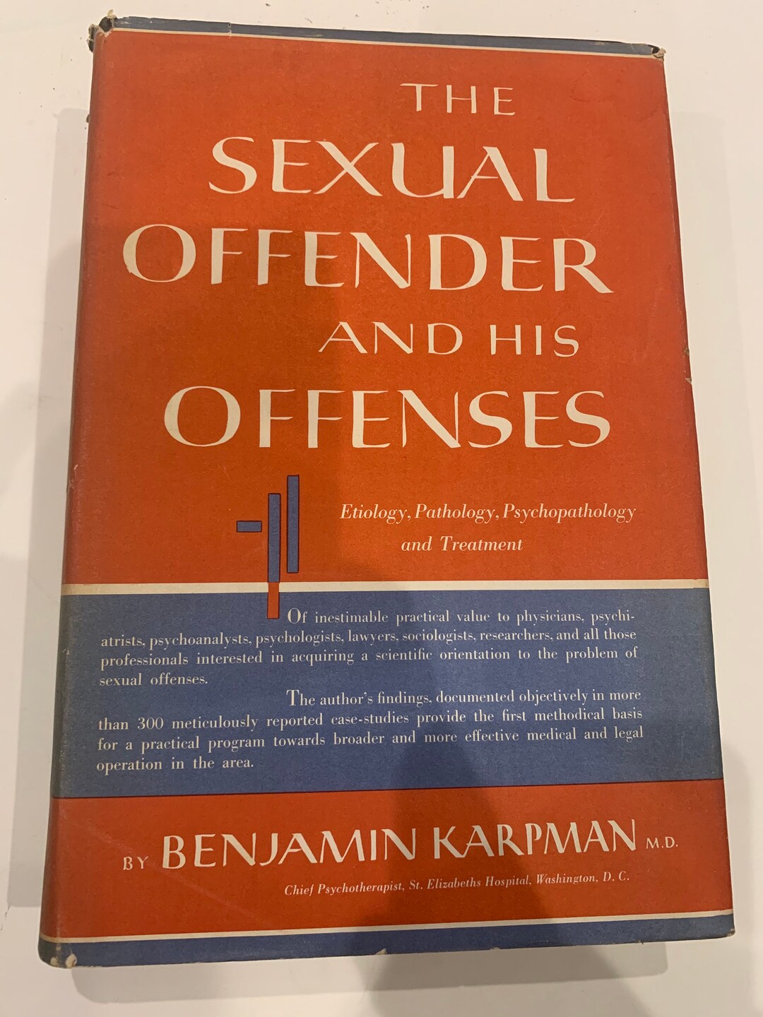The Sexual Offender and His Offenses by Benjamin Karpman, MD Published ...