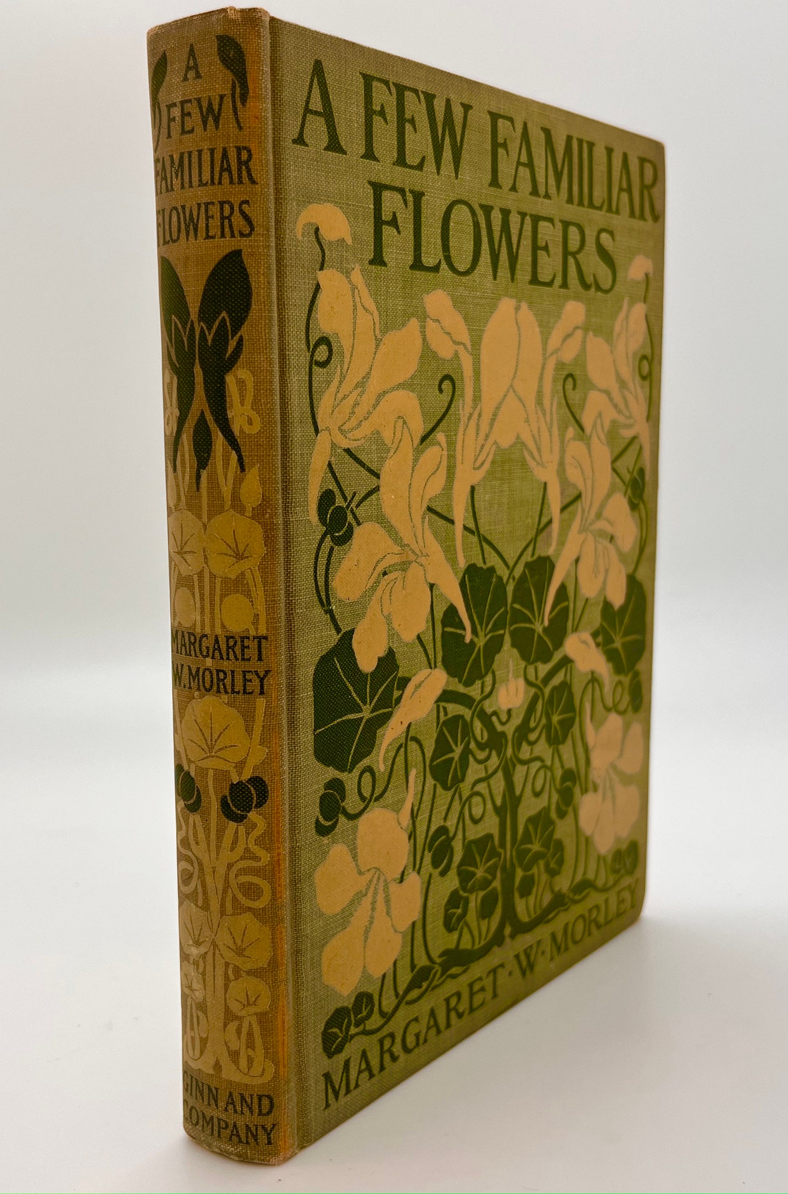 Antique A Few Familiar Flowers by Margaret W. Morley, 1903, Gilded ...