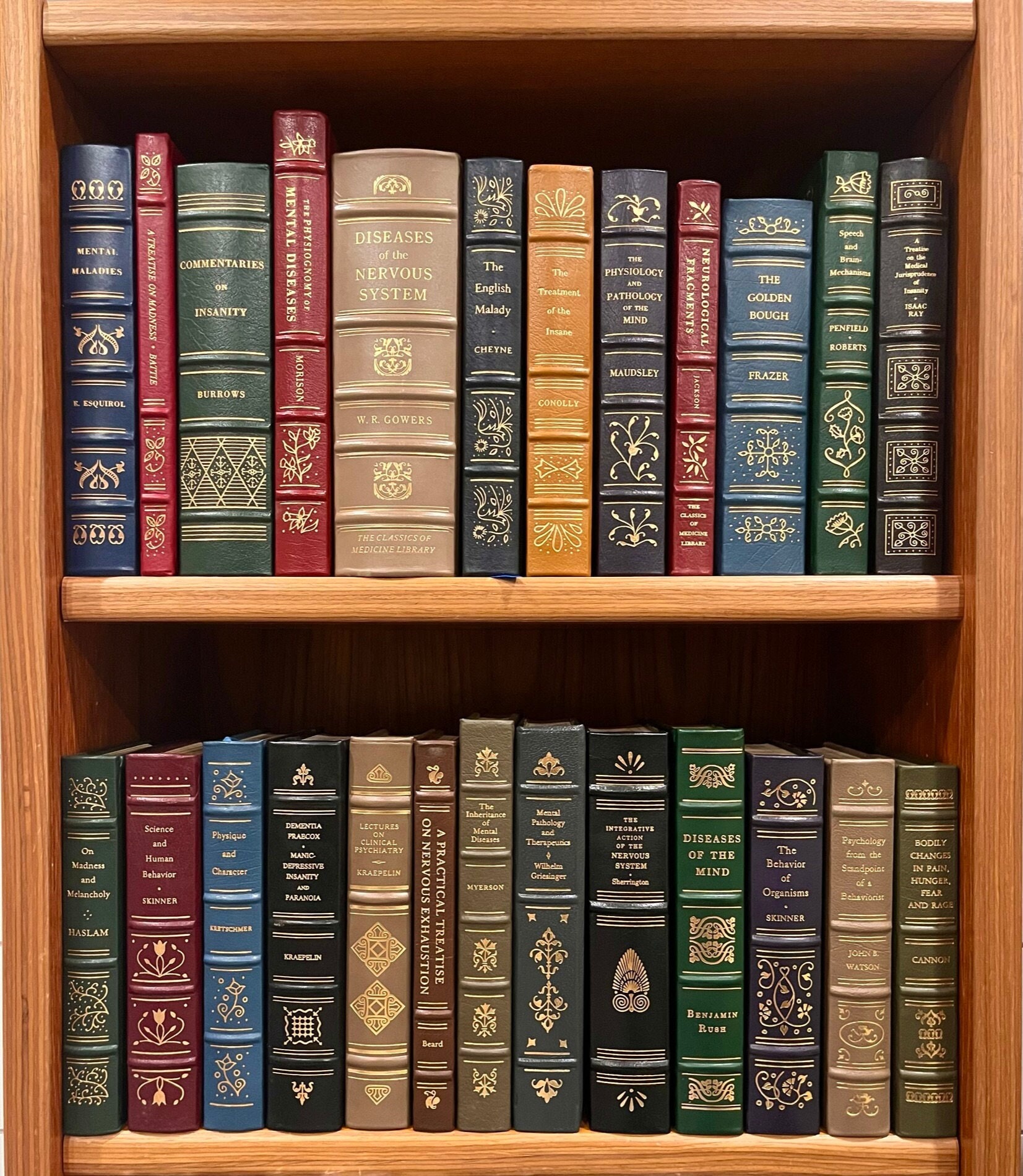 Vintage Leather Medical Classics Gilded Limited Edition Books ...
