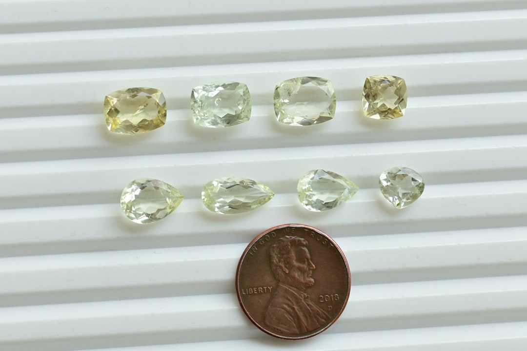 Heliodor Mix Cut Stone Faceted Natural Gemstone | Heliodor for Jewelry ...