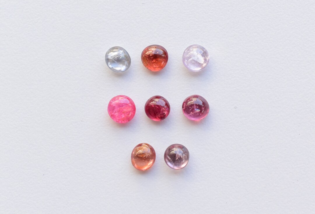 Shades of Burmese Spinel Smooth Tumble Cab Stone Natural Loose Gemstone ...