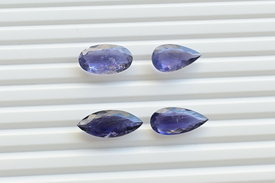 Iolite Mix Cut Stone Faceted Natural Gemstone | Iolite for Jewelry ...