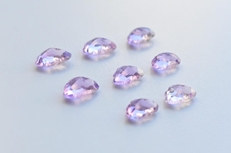 Amethyst Cloud Hammered Cut Stone Faceted Natural Loose Gemstone ...
