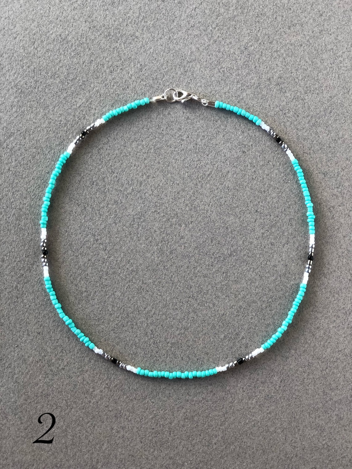 Seed Bead Choker Necklace - Etsy