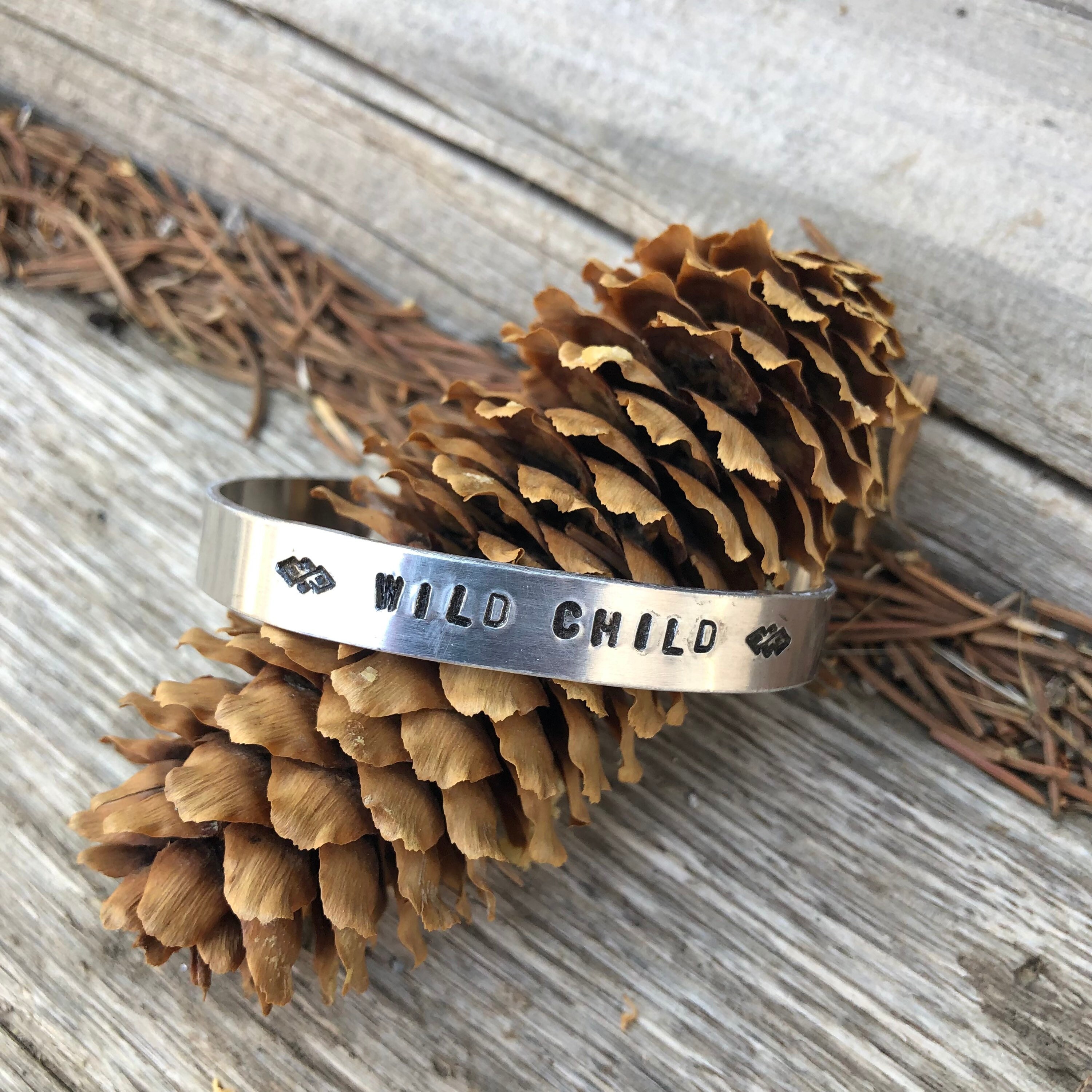 Wildes Kind Manschettenarmband - Etsy.de