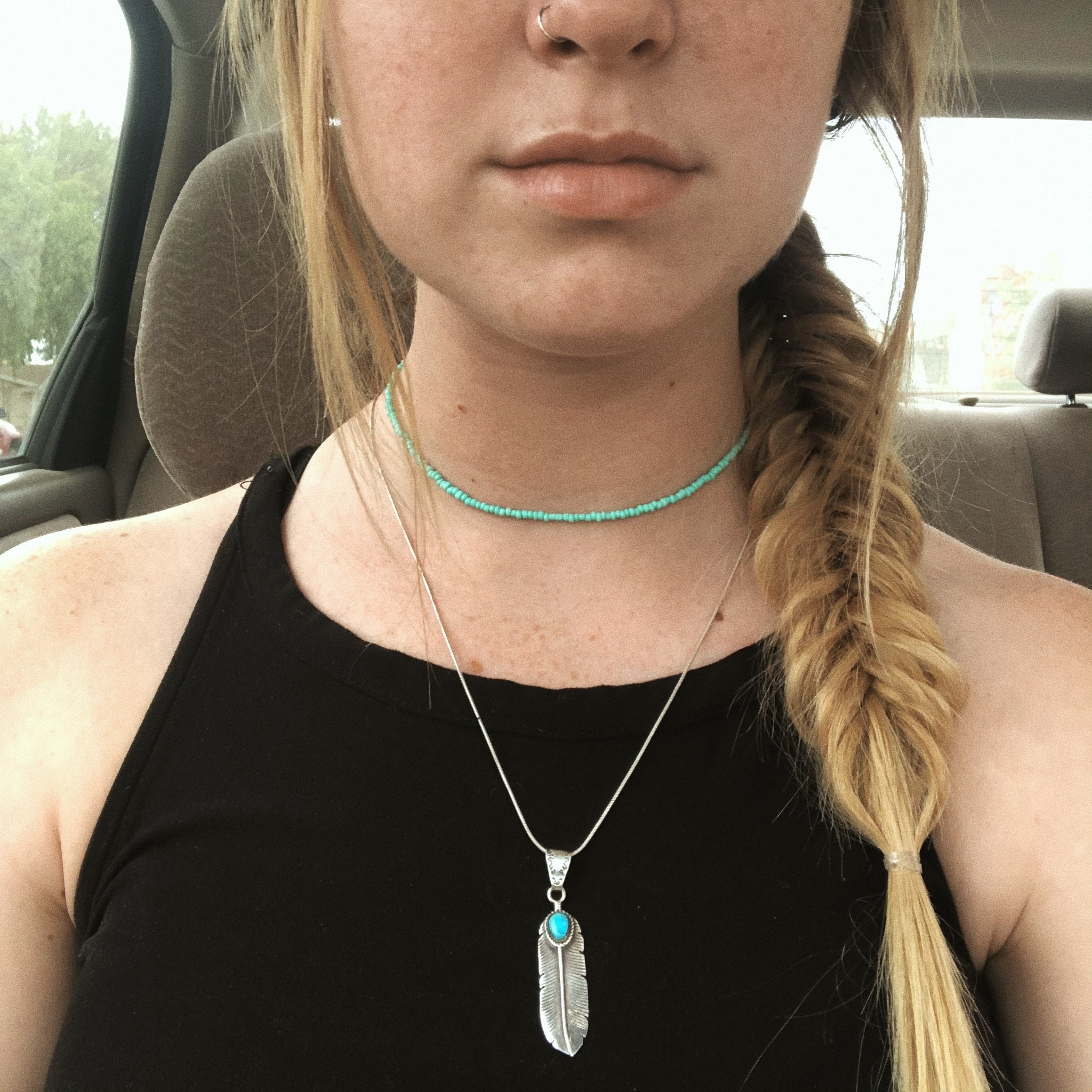 Seed Bead Choker Necklace - Etsy