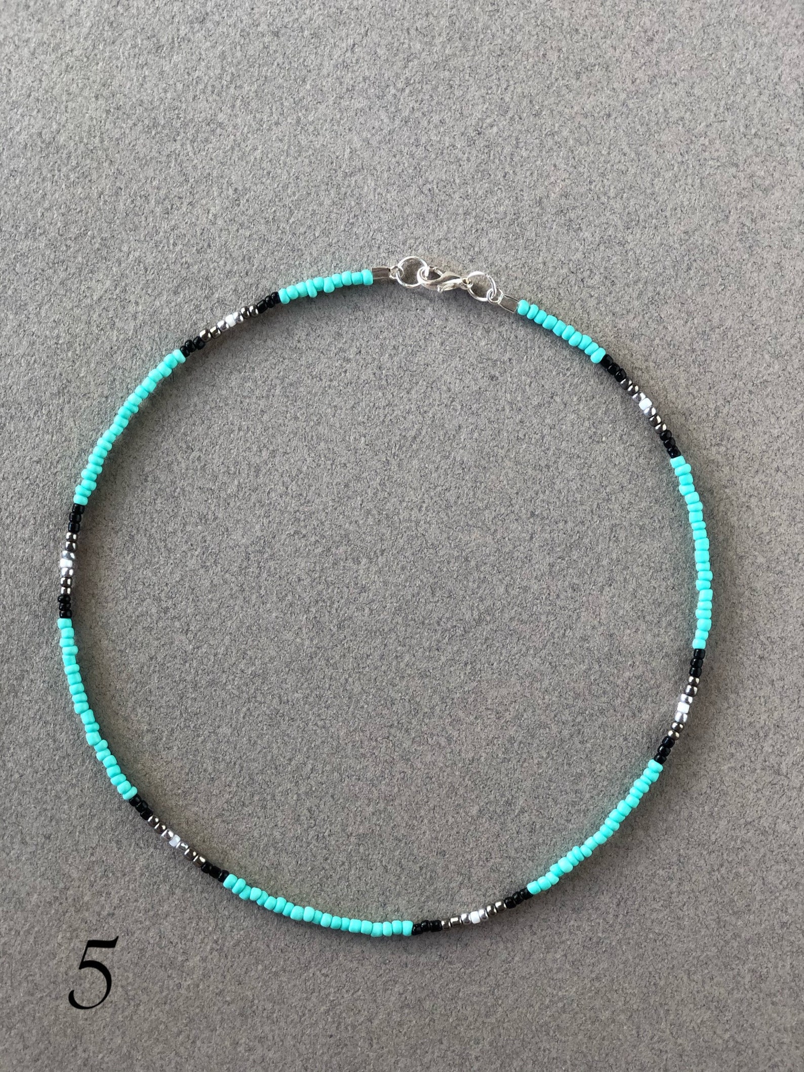 Seed Bead Choker Necklace - Etsy