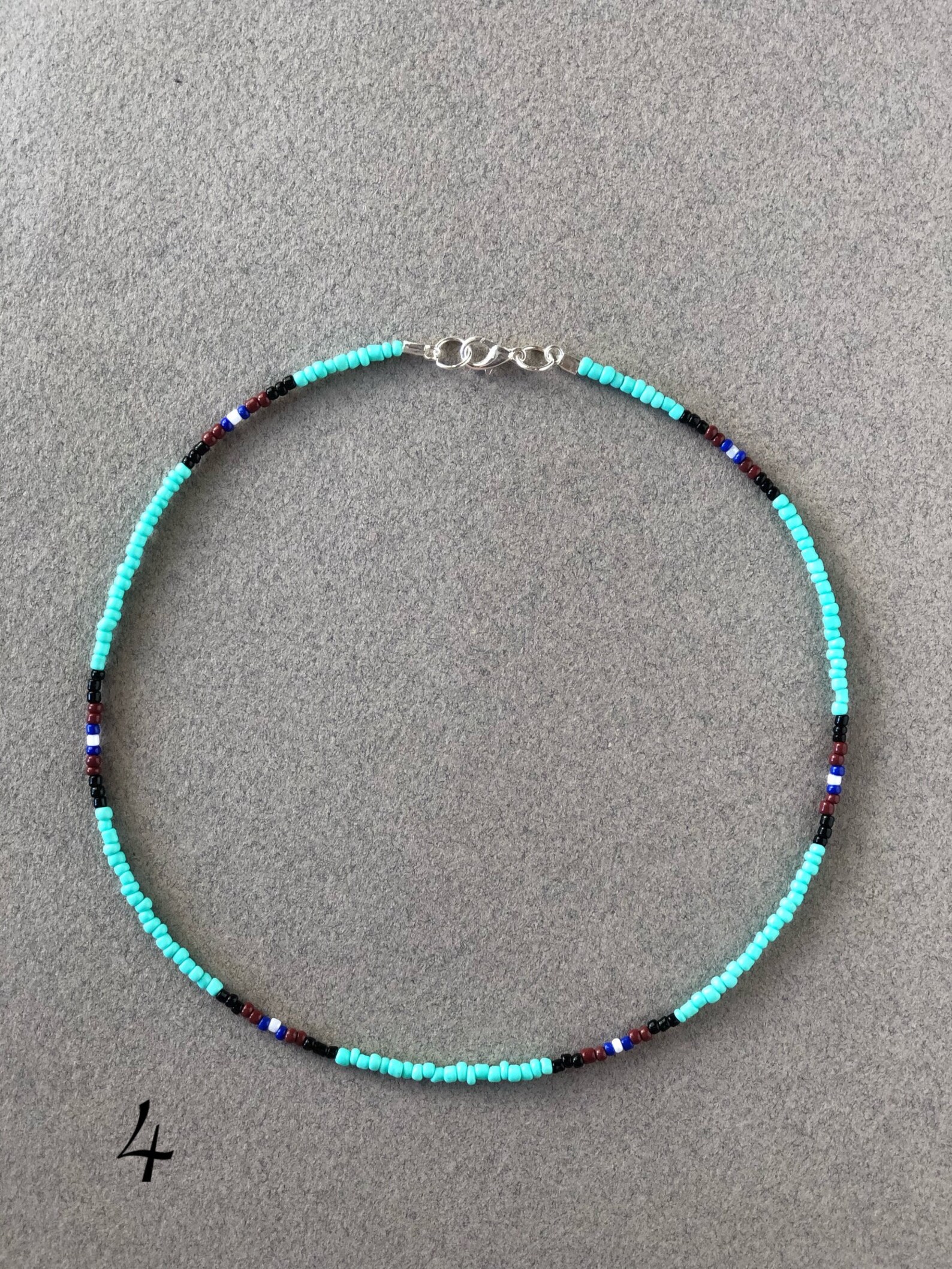 Seed Bead Choker Necklace - Etsy