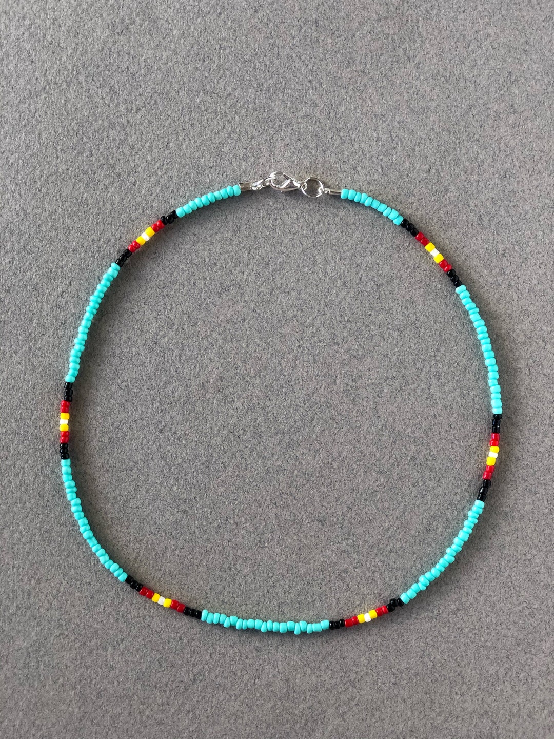 Seed Bead Choker Necklace - Etsy