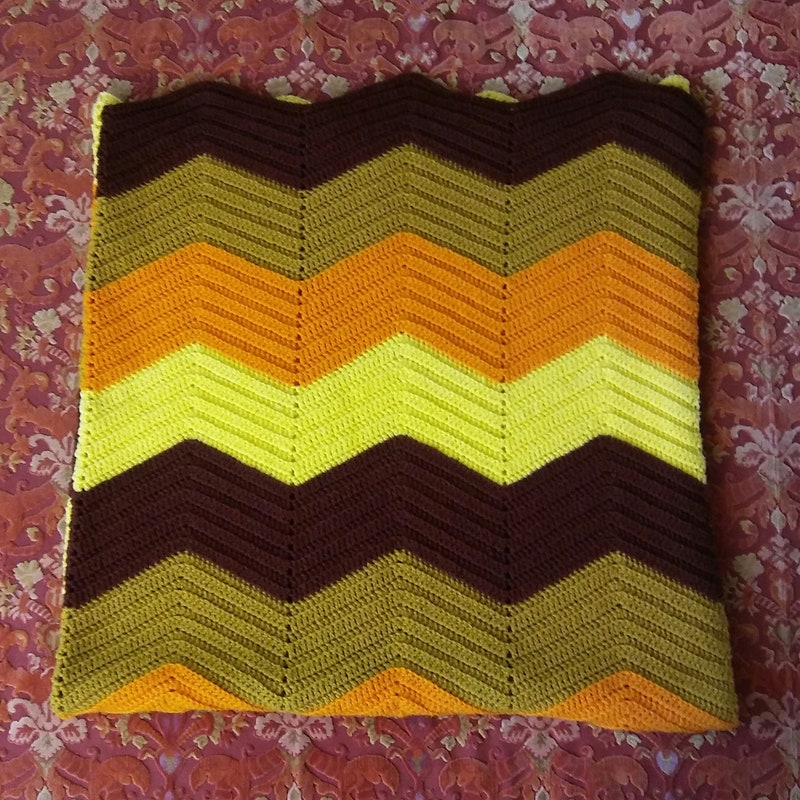 Chevron Afghan - Etsy
